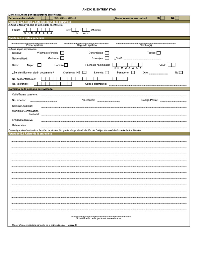 Entrevista Iph | PDF