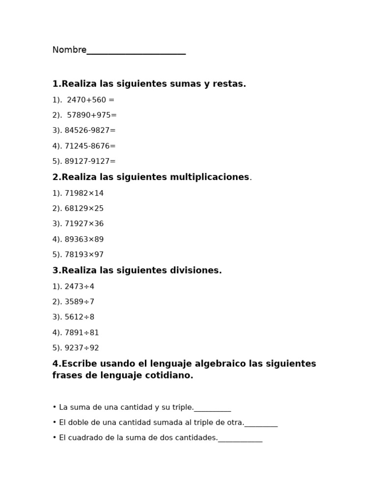 Practica de 2do | PDF