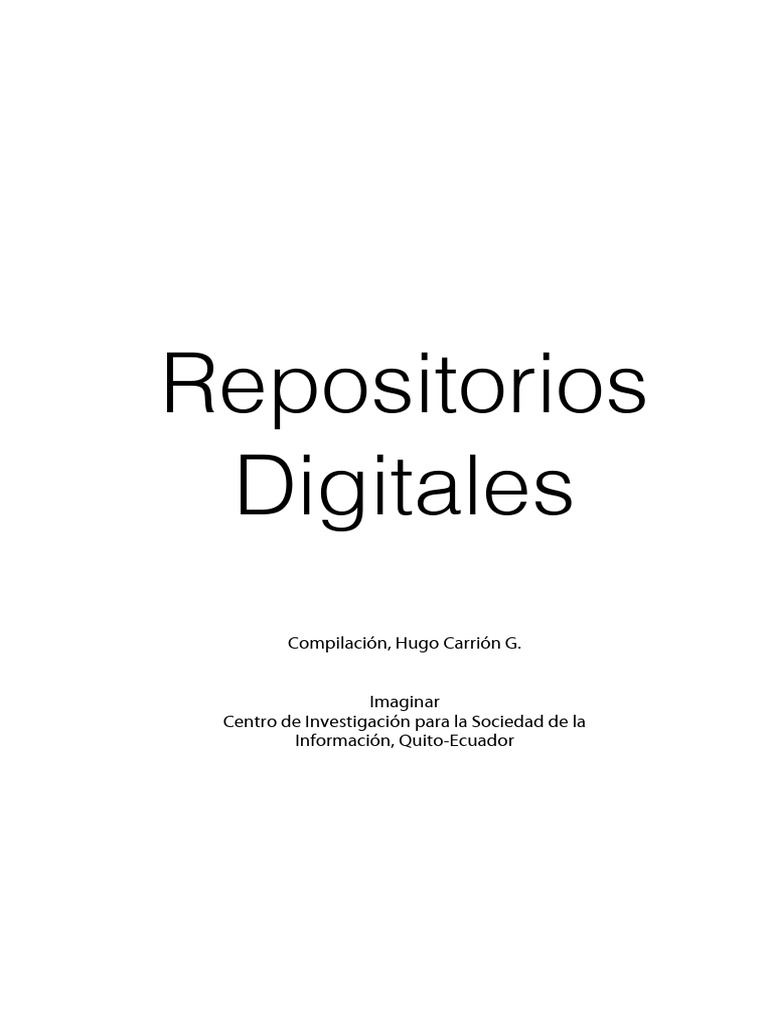 Guia_repositorios | PDF | Acceso abierto | Internet