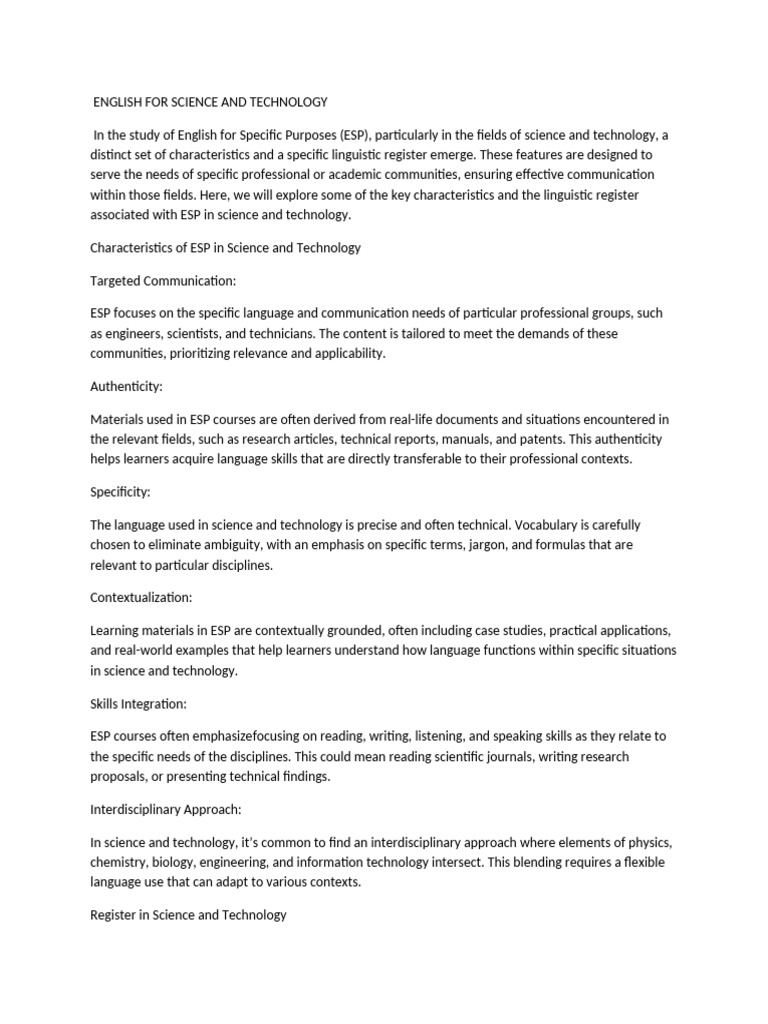 In The Study of-WPS Office | PDF | Science | English Language