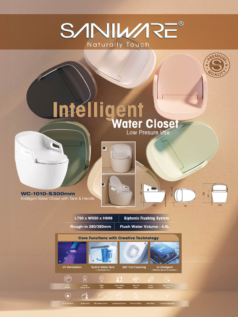 SANIWARE Sanitary Wares Catalog Compressed | PDF | Shower | Bathroom