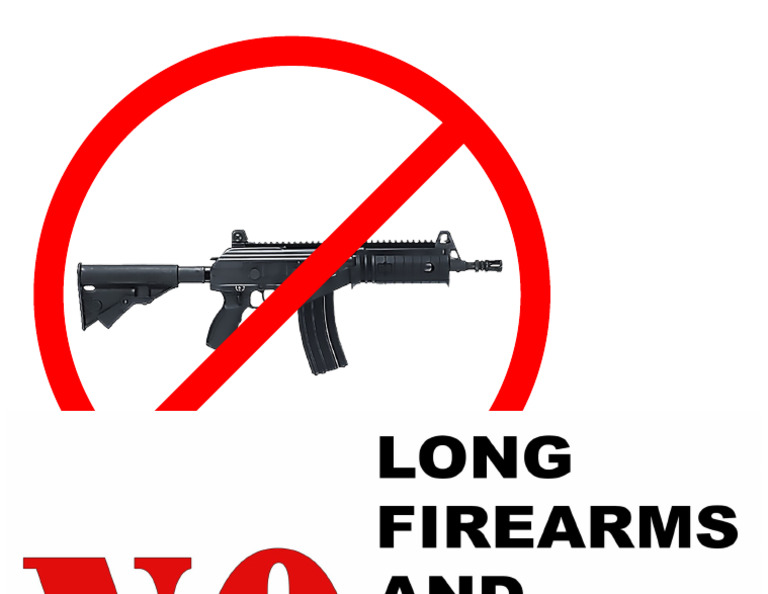 No Long Firearms Allowed | PDF