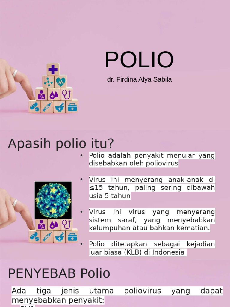 Pencegahan dan Gejala Polio pada Anak | PDF