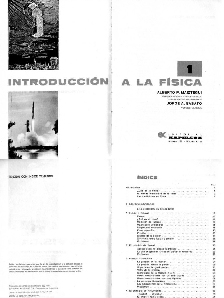 Maiztegui Sabatointroduccin A La Fsica I | PDF