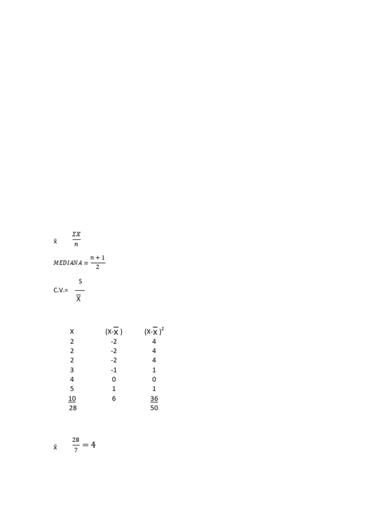 3 Ejerc Unid1 | PDF | Desviación Estándar | Mediana