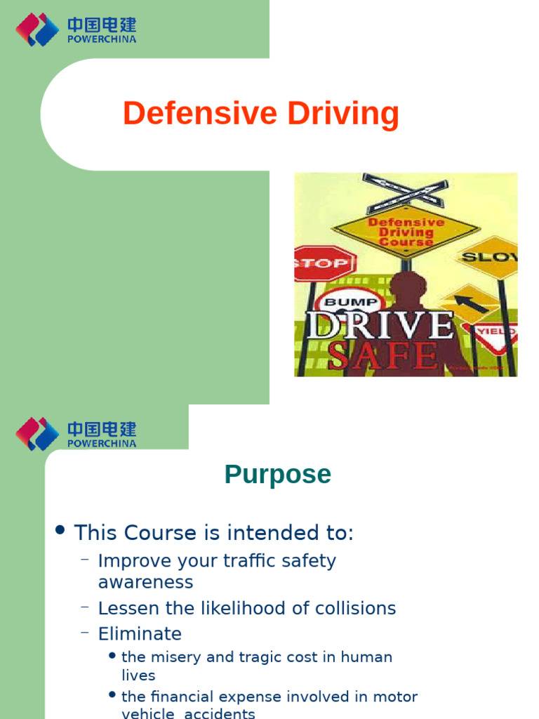 Defensive Driving ppt | PDF | Traffic Collision | Driving