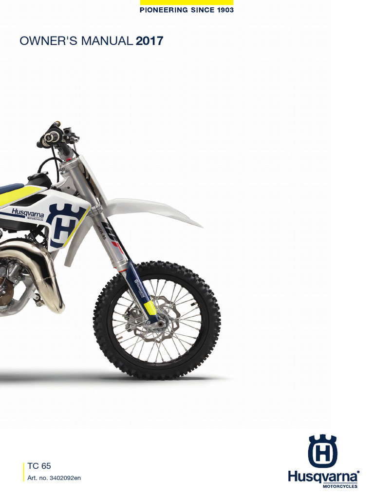Husqvarna Tc65 Manual | PDF