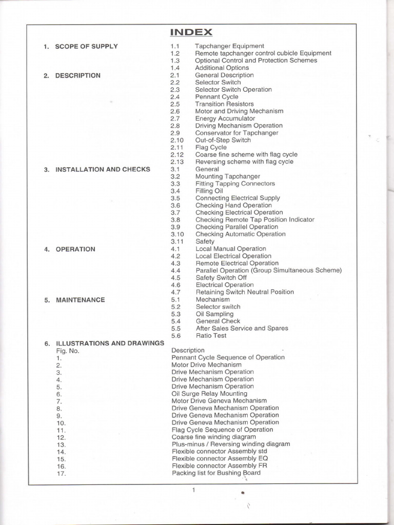 CTR - OLTC Onload Tapchanger | PDF