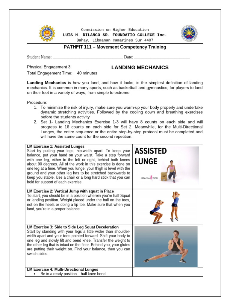 Physical Engagement 3 | PDF | Physical Exercise