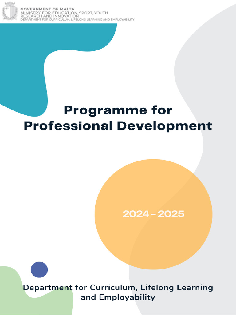 Circular 18 Programme For COPE Sessions 2024 - 2025 - DSVP + DELH ...