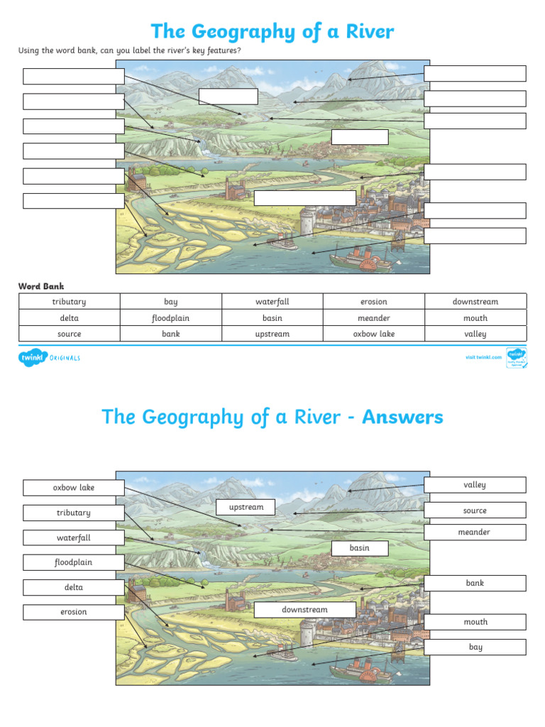 t Tp 7295 Diagram of a River Ks2 Labelling Activity Ver 5 | PDF