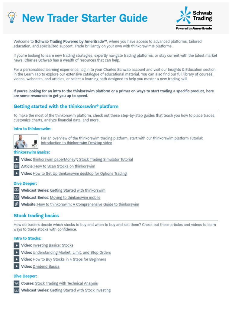 CS_NewTraderStarterGuideFinal | PDF | Futures Contract | Option (Finance)