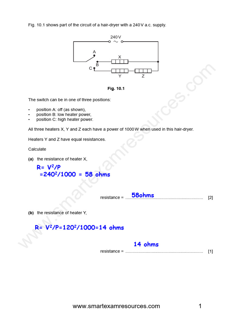 Physics Series-Parallel Circuits 2 | PDF | Analog Circuits | Electrical ...