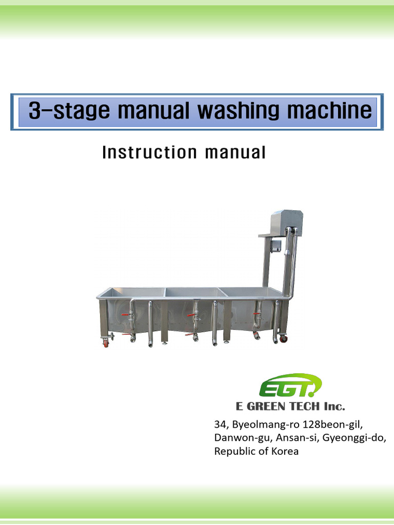 Stage Manual Washing Machine | PDF | Washing Machine | Switch