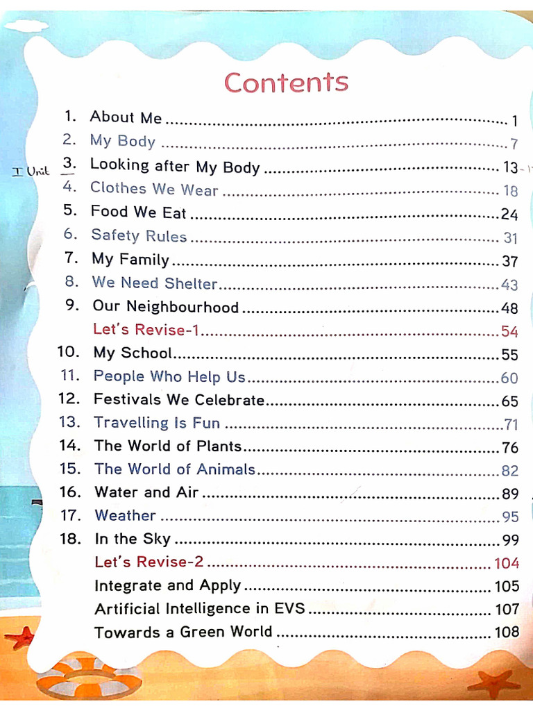 EVS 1 9 Chapters | PDF