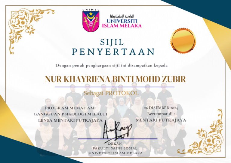 Sijil Program Mentari | PDF