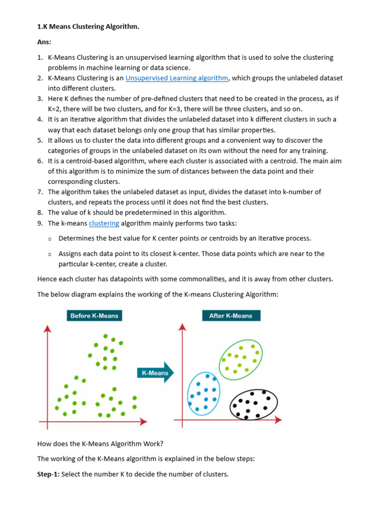 AI_KMEANS | PDF | Cluster Analysis | Cross Validation (Statistics)
