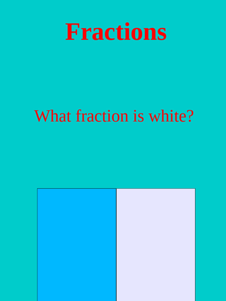 Understanding Fraction Values | PDF