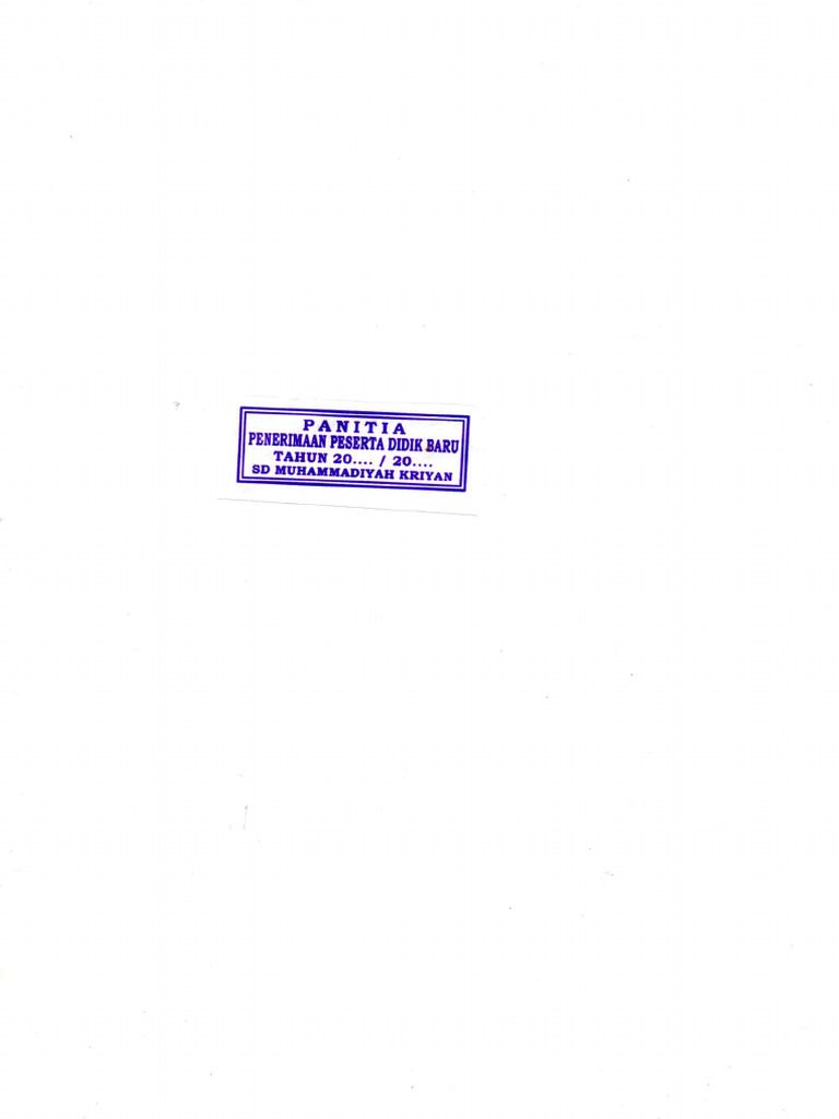 Stempel PPDB | PDF