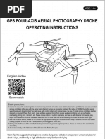 E88 Pro Drone Manual Eng | PDF | Battery Charger | Unmanned Aerial Vehicle