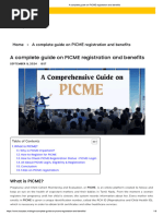 PICME - All About PICME Login, Eligibility & Registration | PDF | Pregnancy