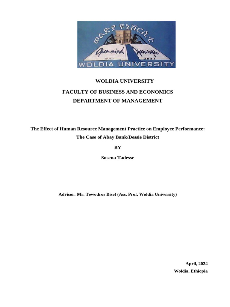 WOLDIA UNIVERSITY | PDF | Motivation | Motivational WOLDIA UNIVERSITY | PDF | Motivation | Motivational