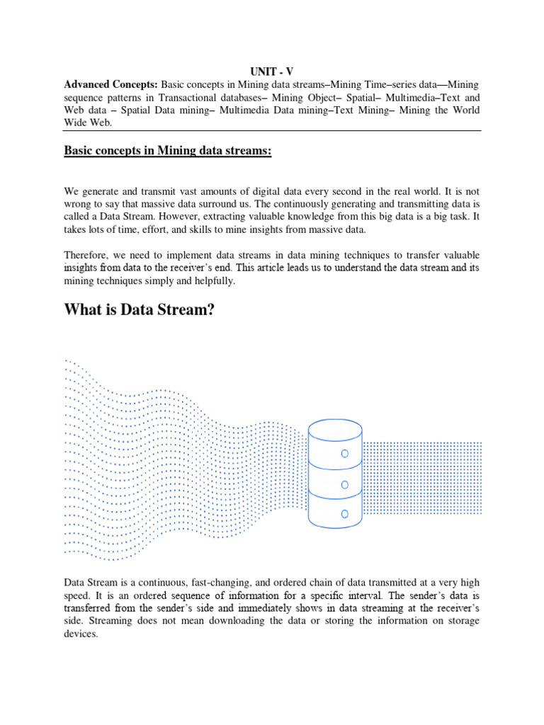 Unit-5 Data Mining AIML | PDF | Statistical Classification | Internet & Web