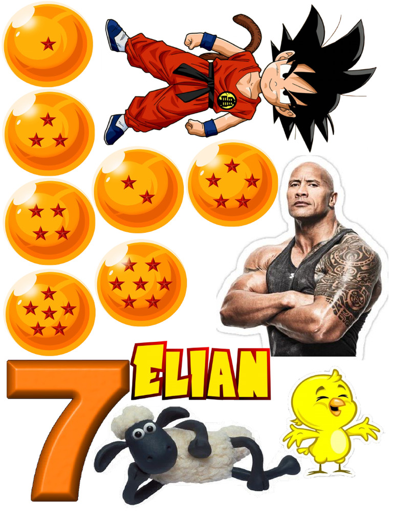 Cake Topper Goku | PDF