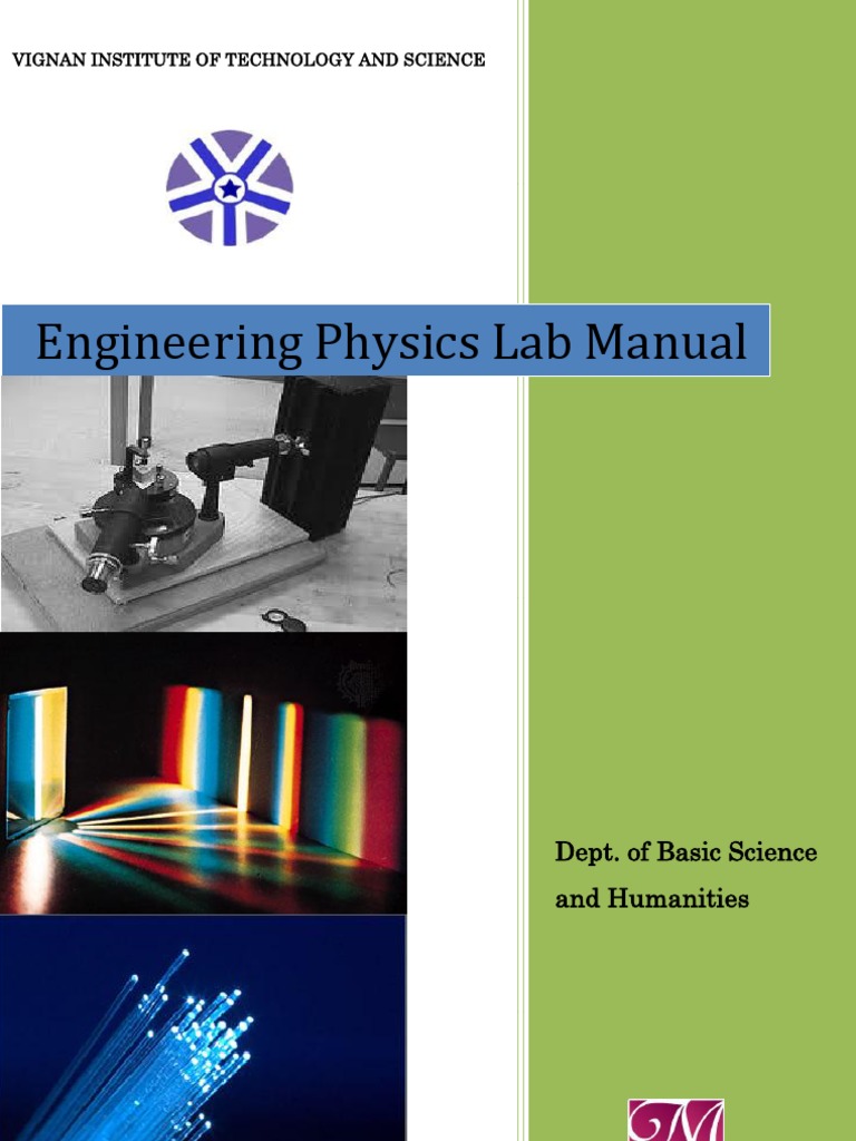 B.tech Physics Manual | PDF | Capacitor | Diffraction