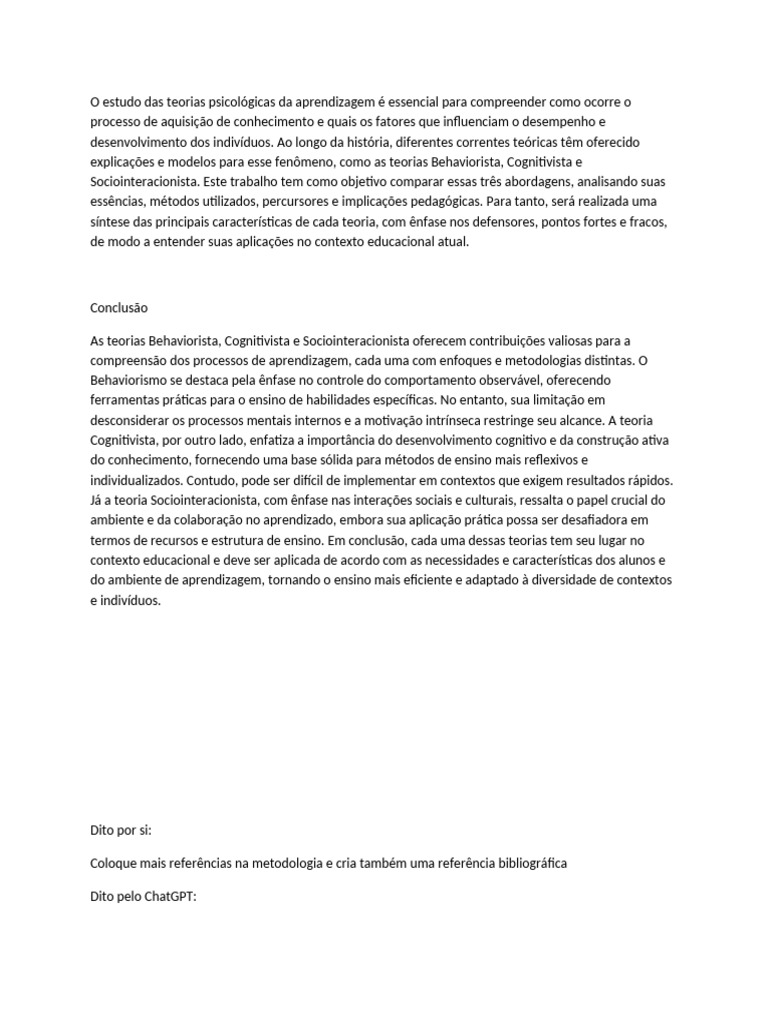 O Estudo Das Te-WPS Office | PDF | Aprendizado | Pedagogia