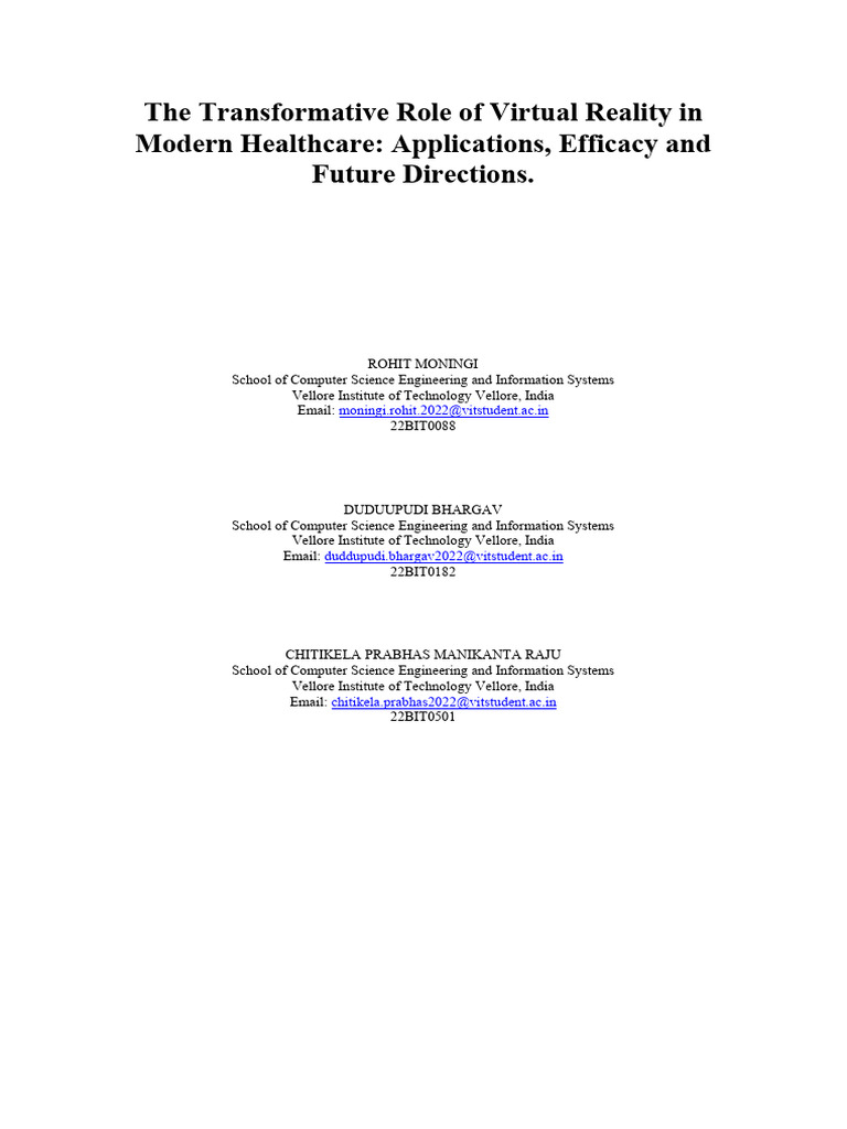 aws | PDF | Virtual Reality | Pain