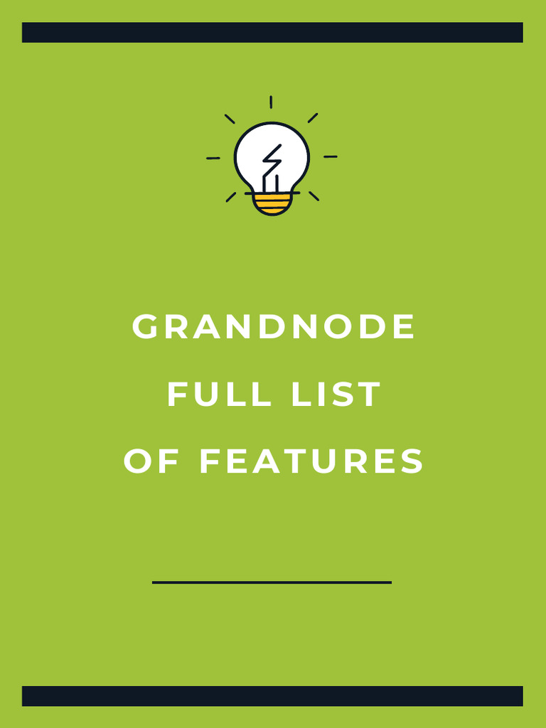 GrandNode_full_list_of_features | PDF | Point Of Sale | Internet Forum