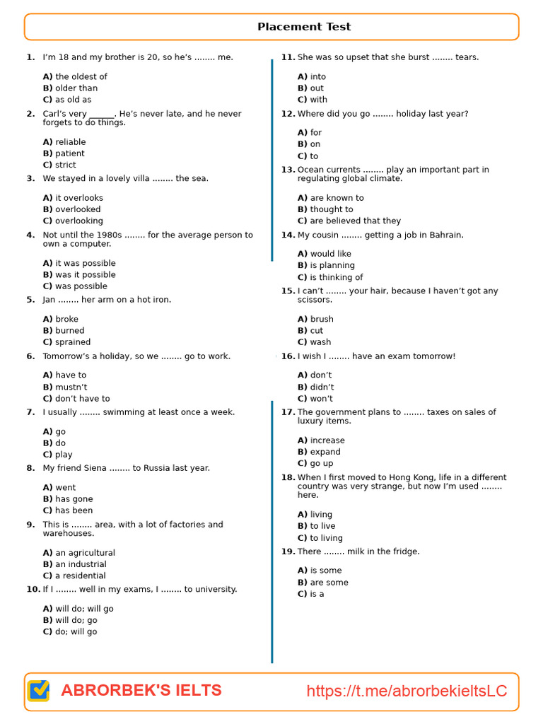 Elementary Advanced Pdf