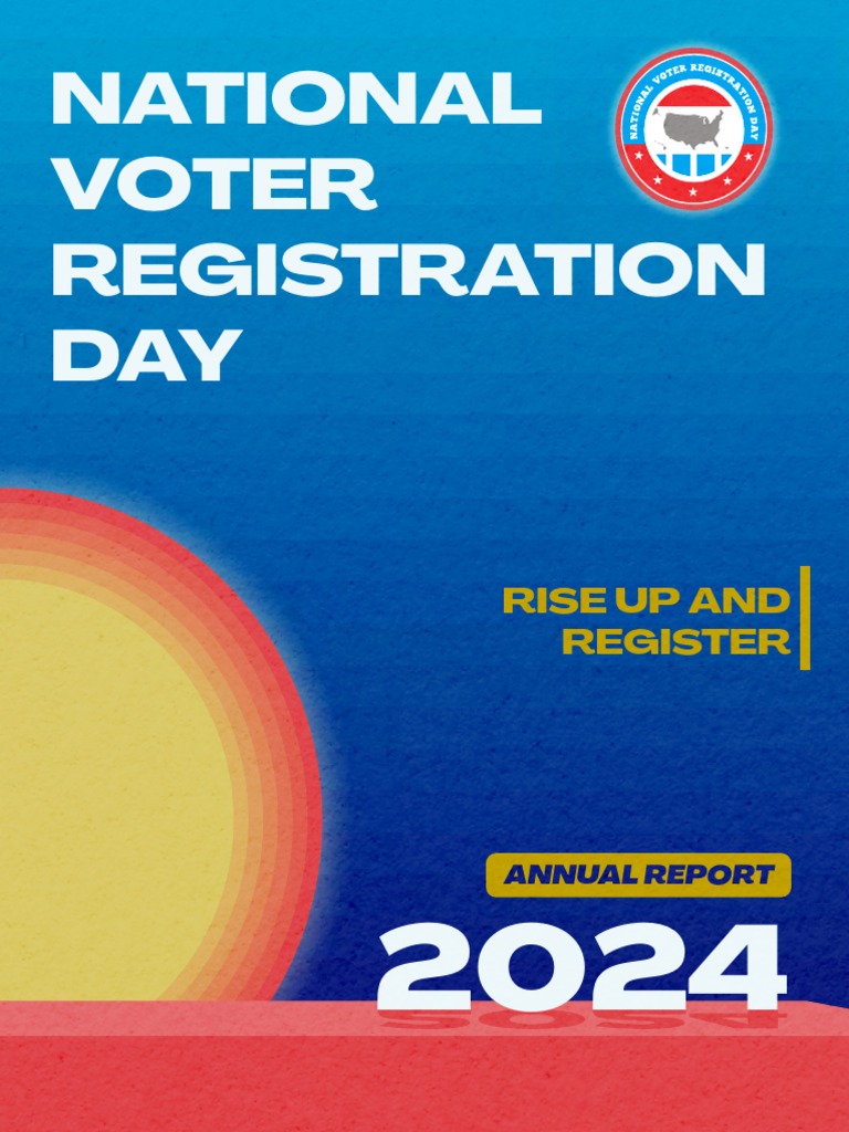 2024 National Voter Registration Day Report | PDF | Elections | Voter ...