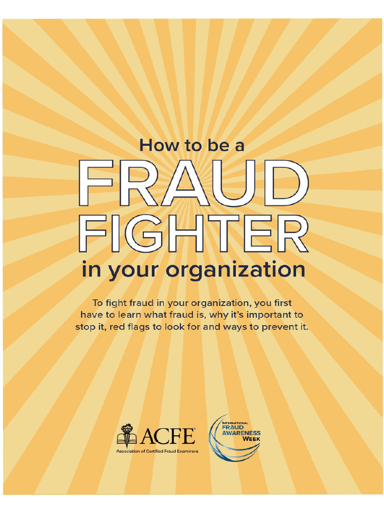 Part 1 - What Is Fraud and The Most Common Fraud Schemes | PDF