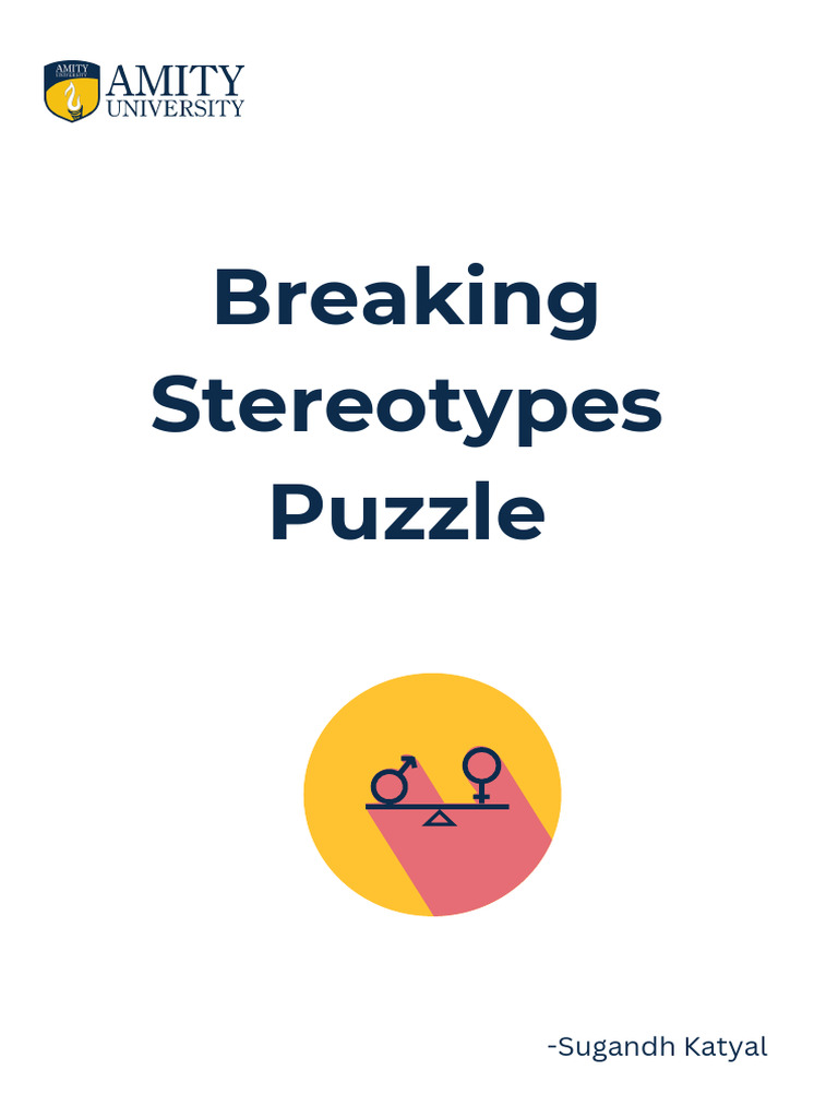 BS207 Module 2 Breaking Stereotypes Puzzle Activity PDF | PDF ...