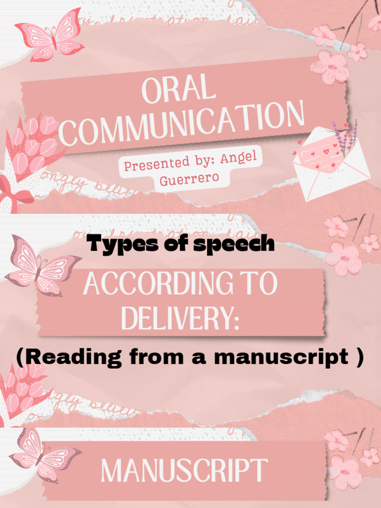 Reading From the Manuscript | PDF