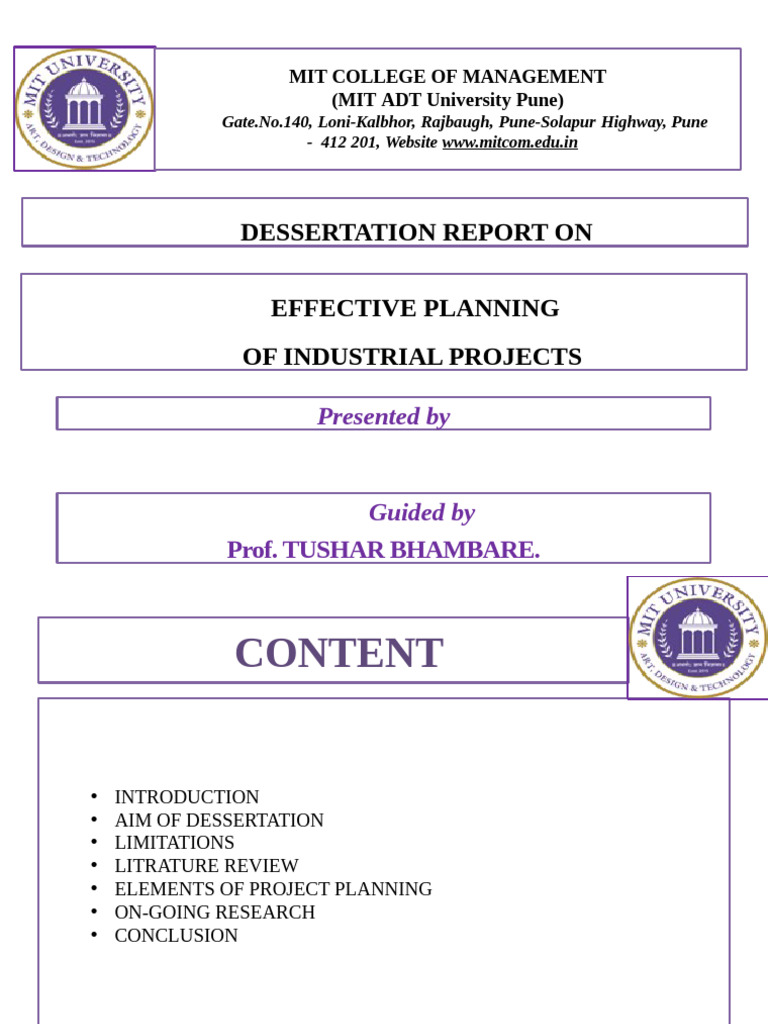 Industrial Project Planning Strategies | PDF | Business