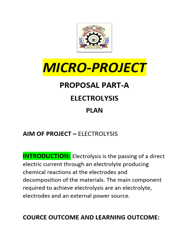 MICRO PROJECT CHEMISTRY Vedasnt | PDF | Redox | Ion