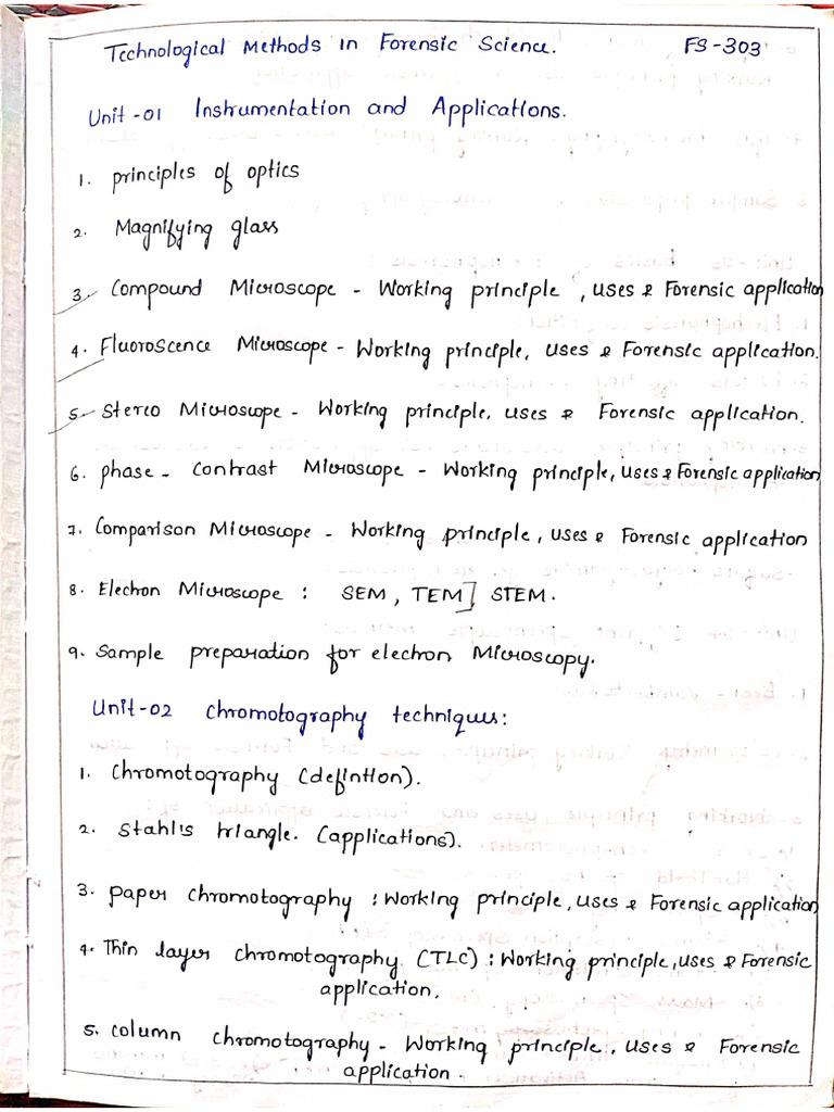 Tech Meth Unit 1 | PDF