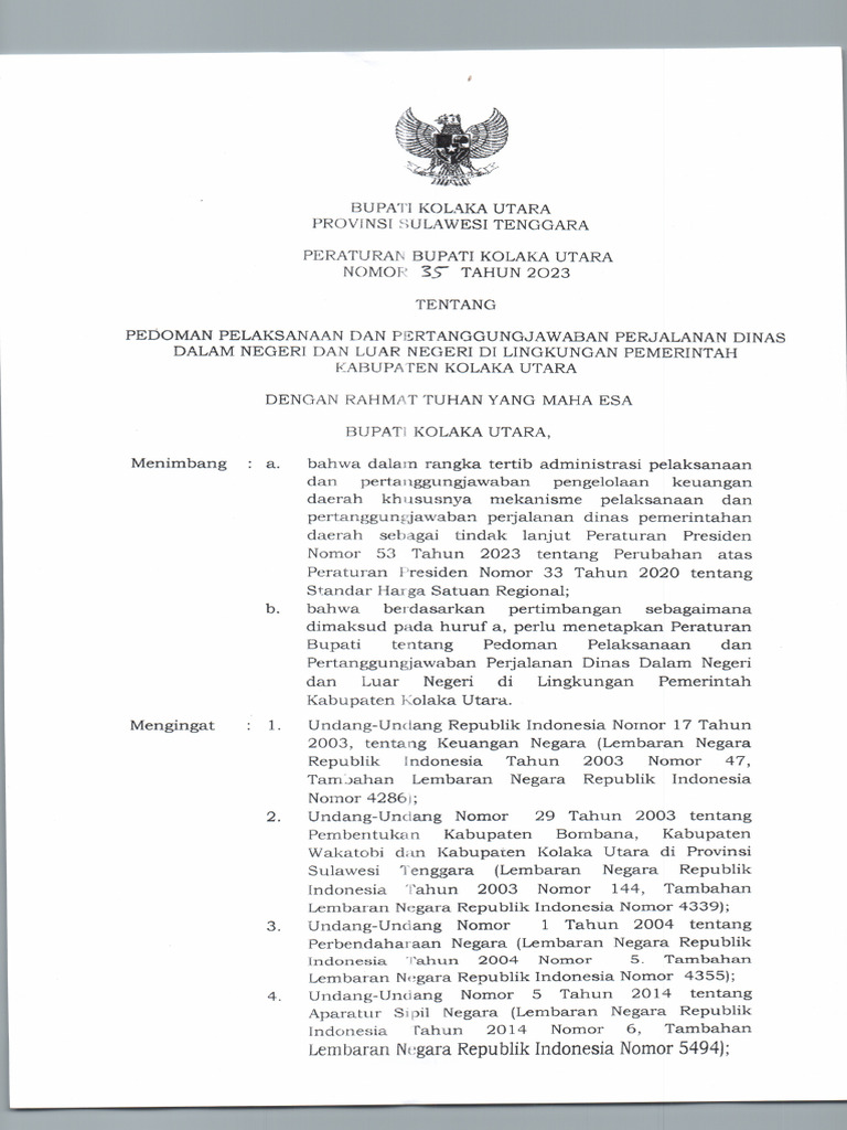 Perbub Perjadin 2024 | PDF