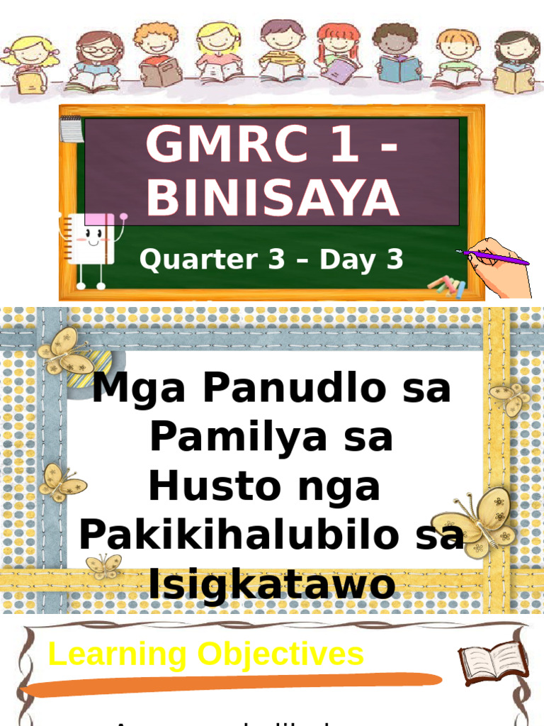 Q3G1-GMRC - BINISAYA-W4 Day3-4 | PDF