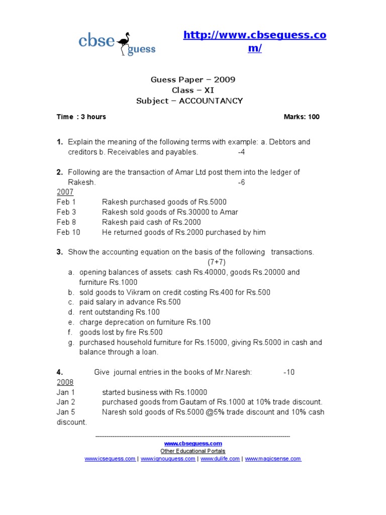 Accountancy | PDF