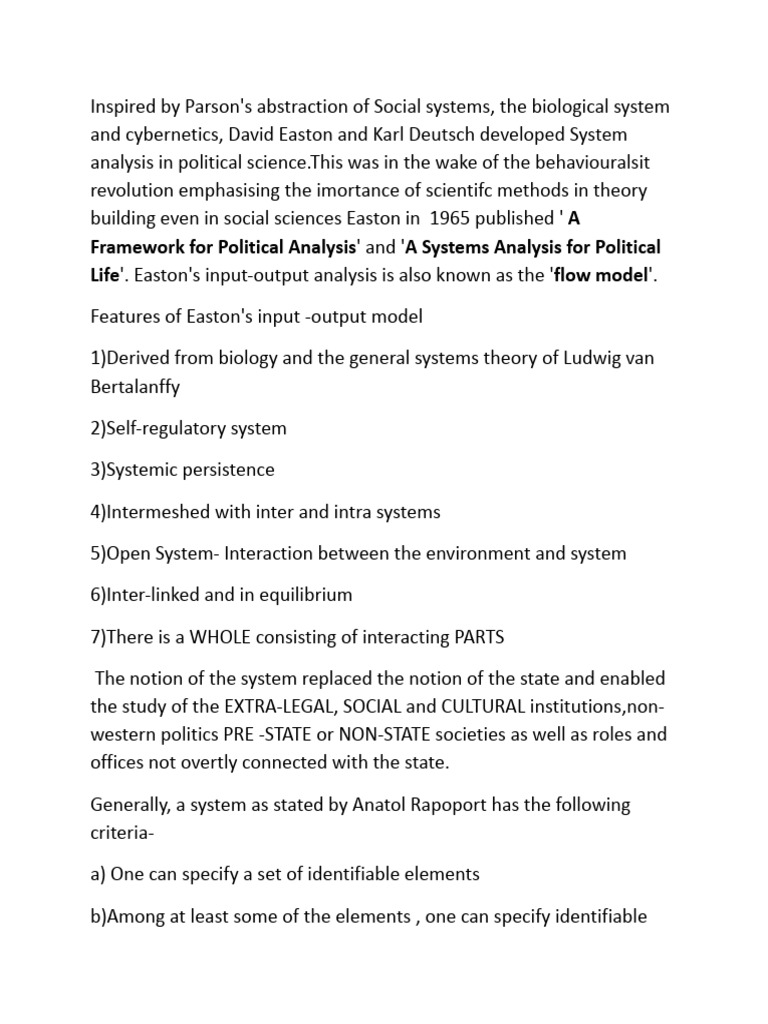 Systems theory | PDF | System | Systems Theory