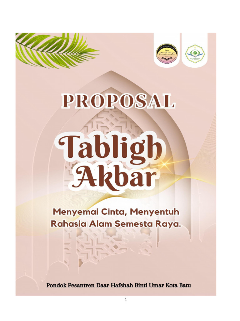 Proposal Tabligh Akbar 2 | PDF