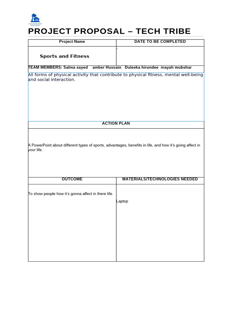 Project Proposal - Tech Tribe | PDF