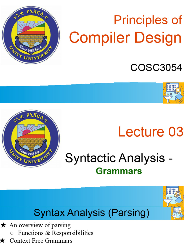 COSC3054 Lec 03 I Grammars (4) | PDF | Parsing | Metalogic