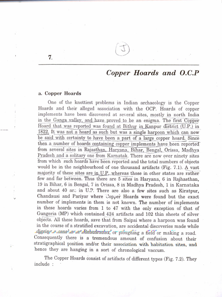 Copper Hoards and O.C.P | PDF