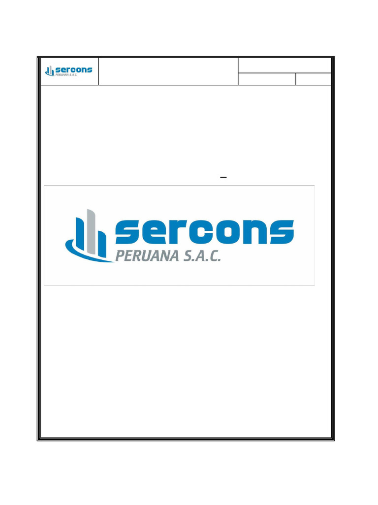 Plan Anual de Sst-Sercons Peruana Sac | PDF | Seguridad y salud ocupacional | Valores