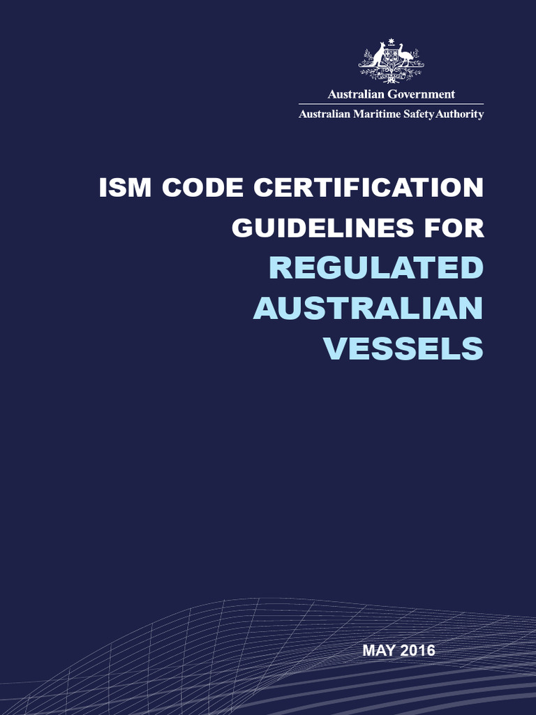 AMSA ISM Code Guidelines For RAV | PDF | Audit | Safety